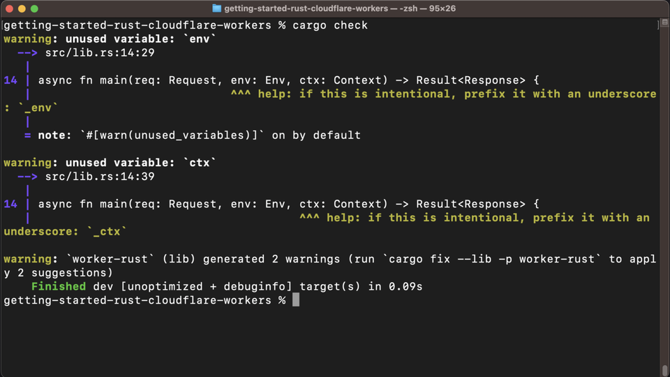 Getting Started with Rust Cloudflare Workers | Rodney Lab