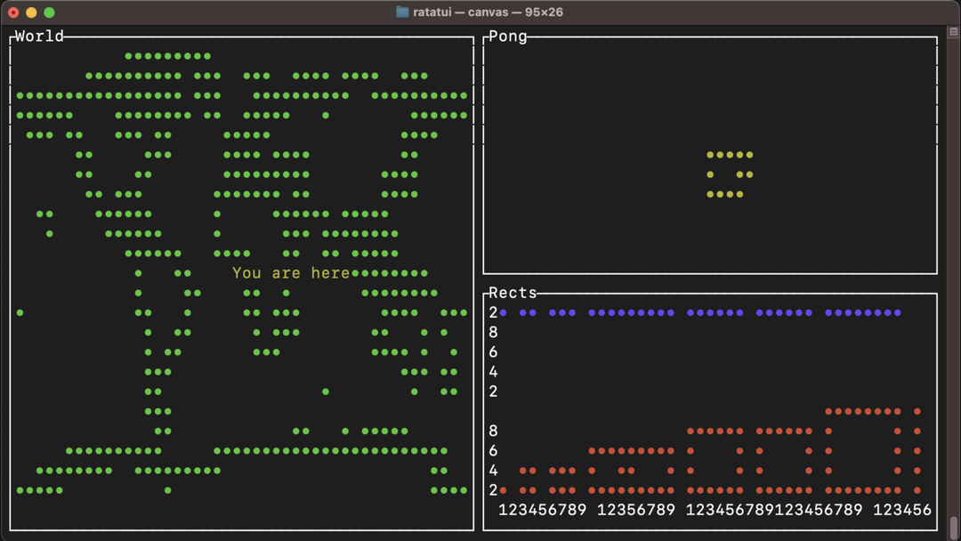 Ratatui for Terminal Fireworks: using Rust TUI Canvas 🎨 | Rodney Lab