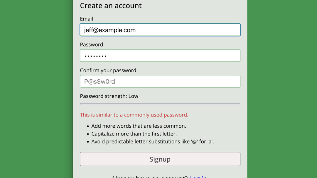 Svelte Login Form Example: Best Practices | Rodney Lab
