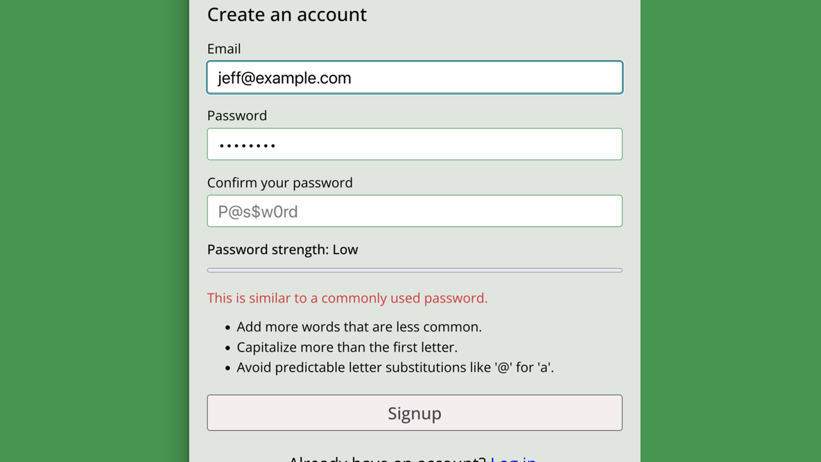 Svelte Login Form Example: Best Practices | Rodney Lab